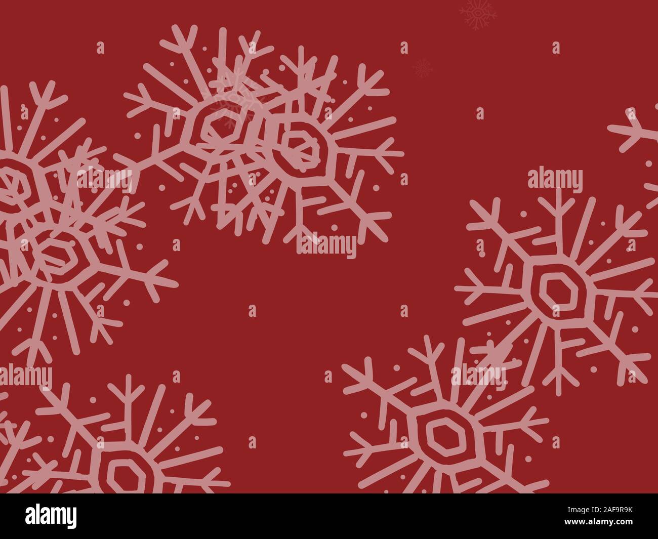 Winter Snow Gift Card Design Stock Photo - Alamy