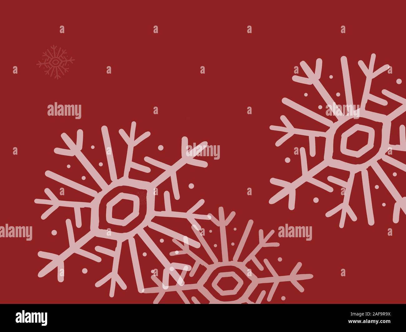 Winter Snow Gift Card Design Stock Photo - Alamy