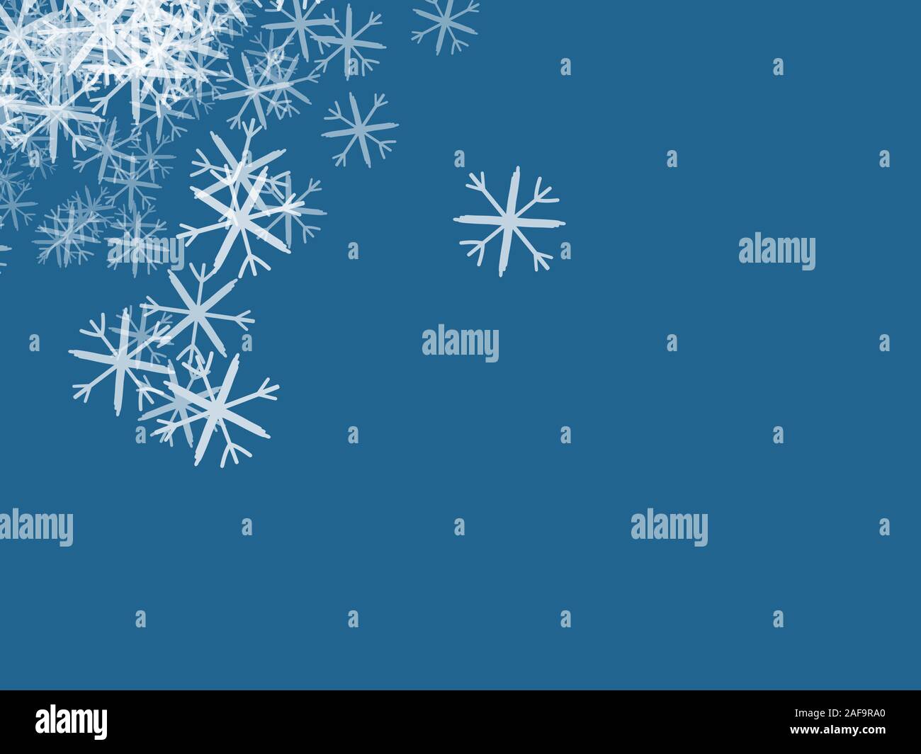 Winter Snow Gift Card Design Stock Photo - Alamy