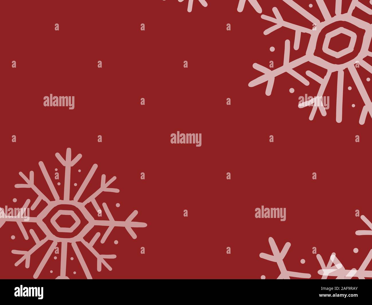 Winter Snow Gift Card Design Stock Photo - Alamy