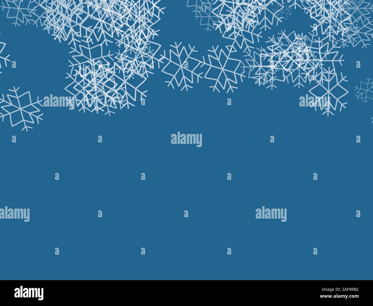 Winter Snow Gift Card Design Stock Photo - Alamy