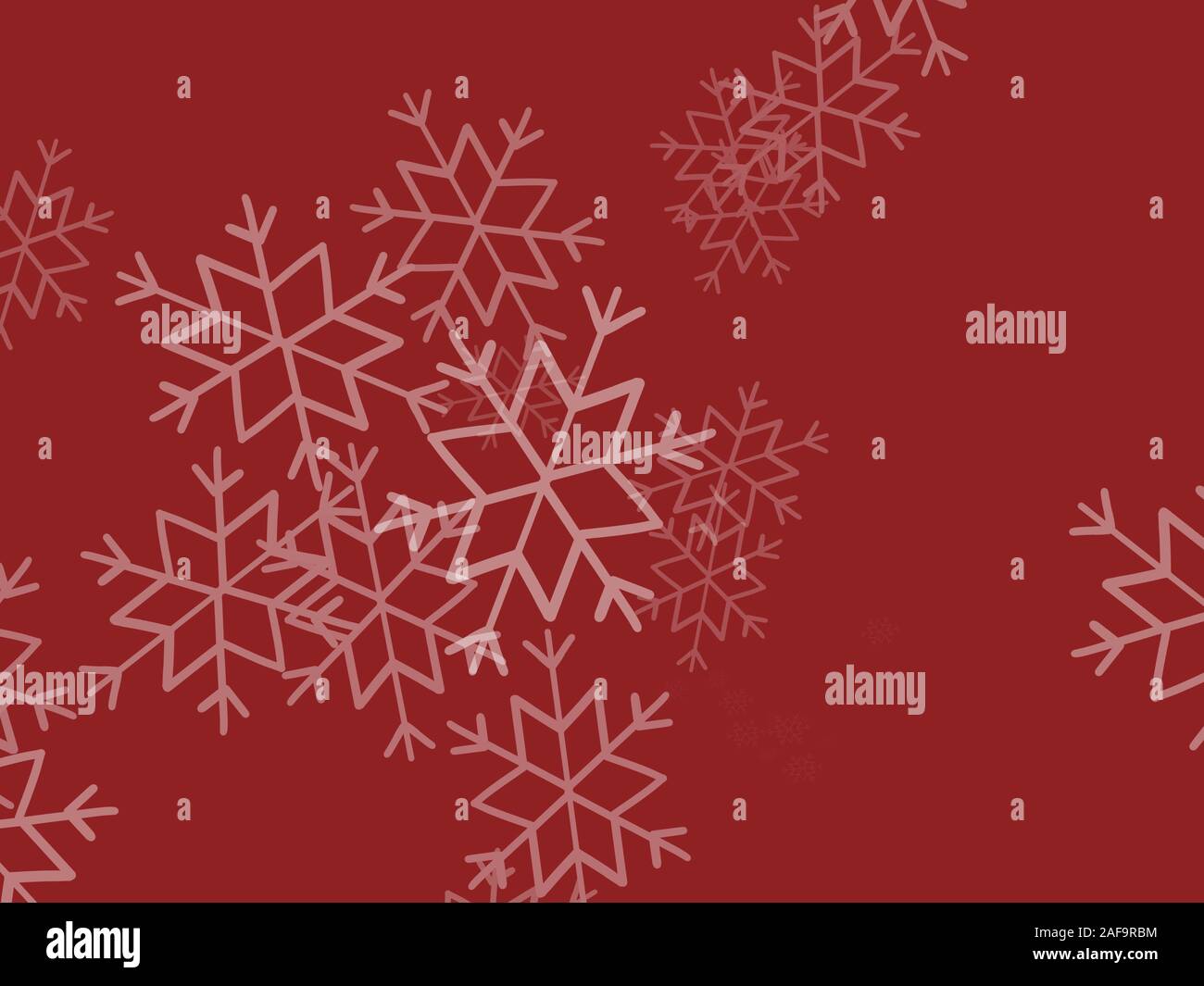 Winter Snow Gift Card Design Stock Photo - Alamy