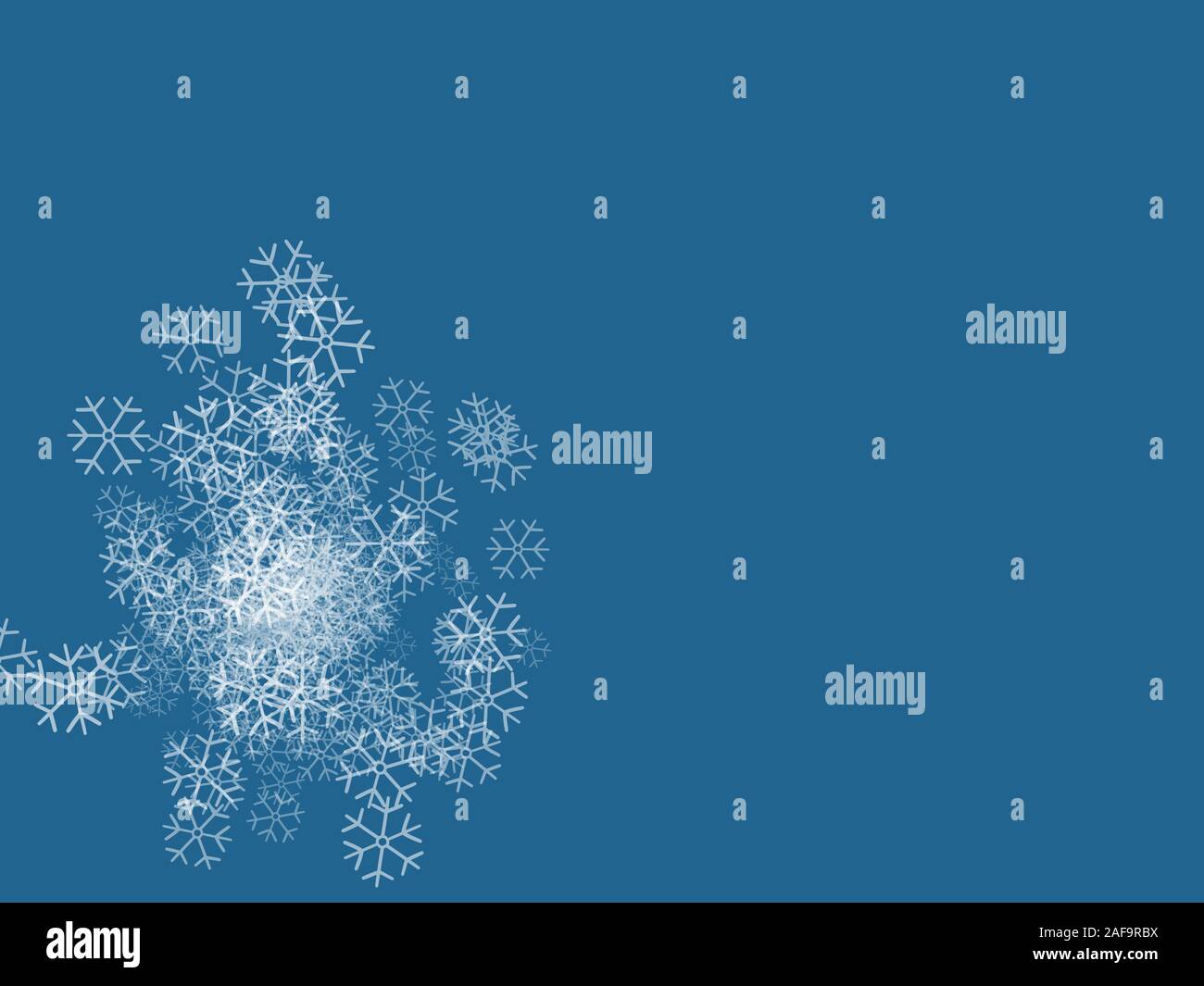 Winter Snow Gift Card Design Stock Photo - Alamy