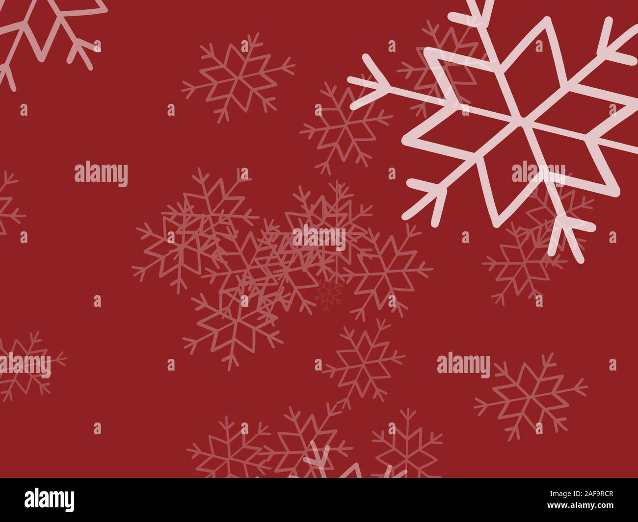 Winter Snow Gift Card Design Stock Photo - Alamy