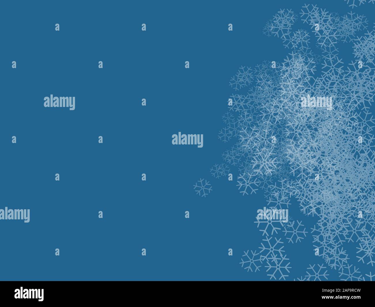 Winter Snow Gift Card Design Stock Photo - Alamy