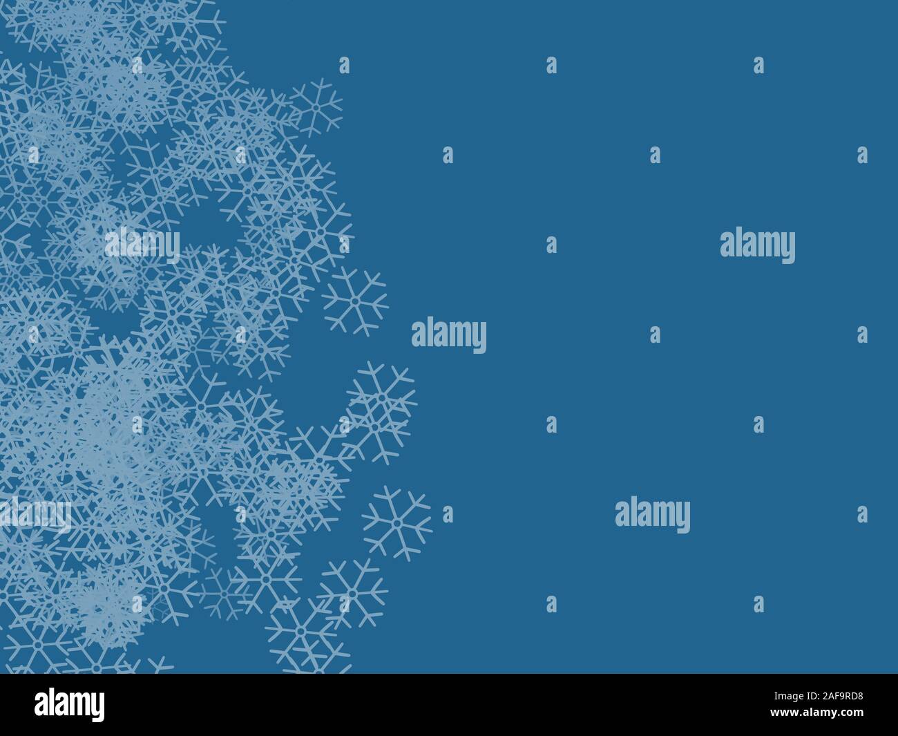 Winter Snow Gift Card Design Stock Photo - Alamy