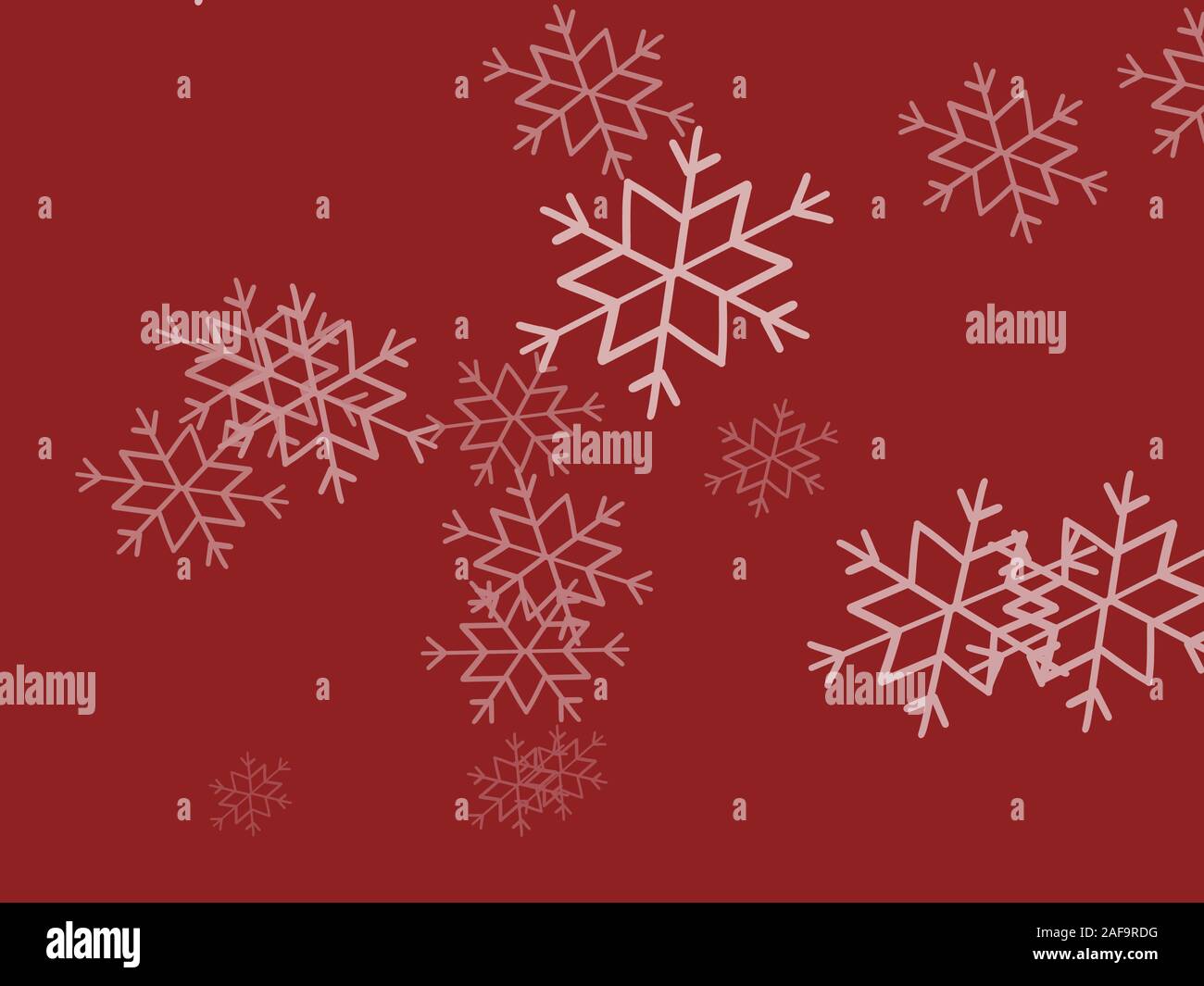 Winter Snow Gift Card Design Stock Photo - Alamy
