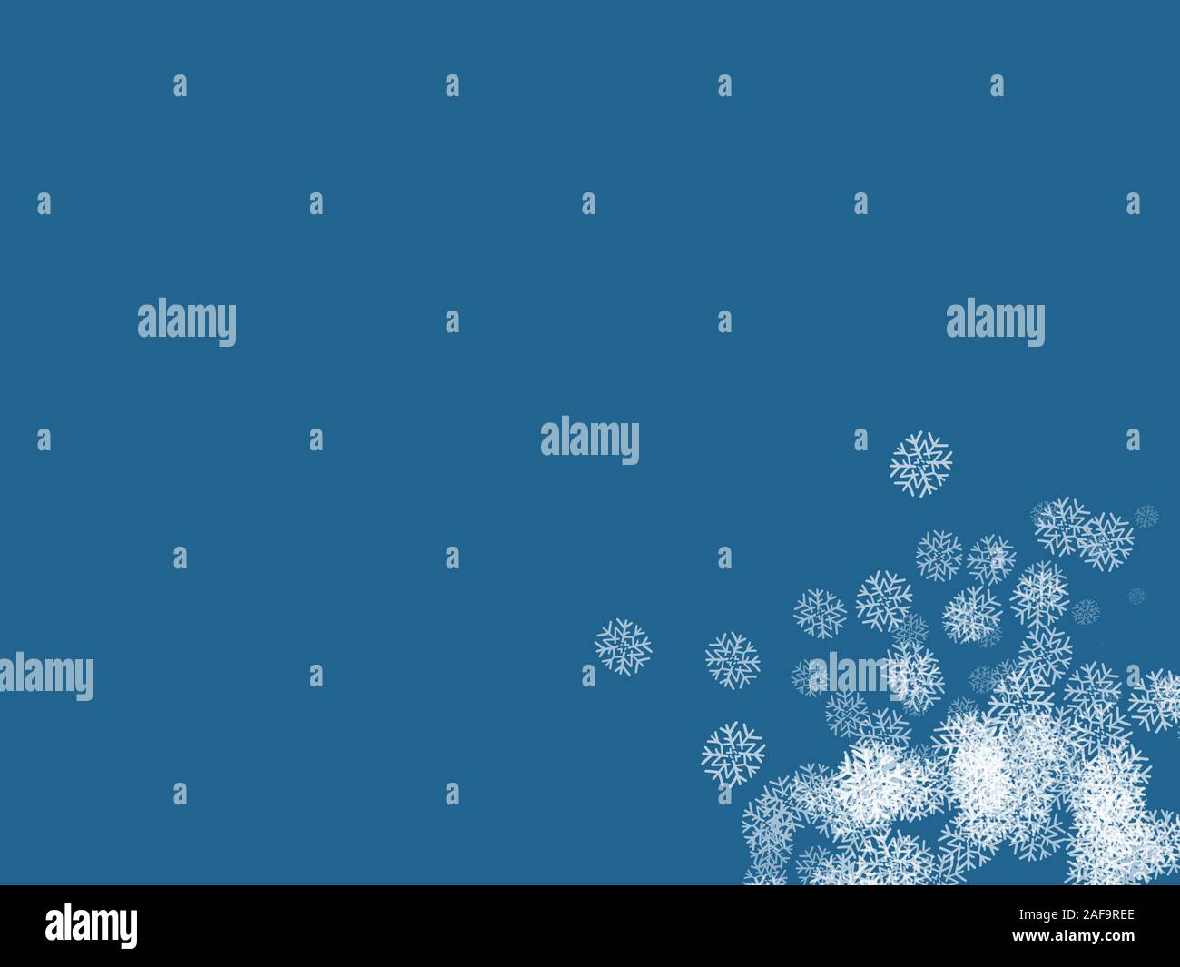 Winter Snow Gift Card Design Stock Photo - Alamy