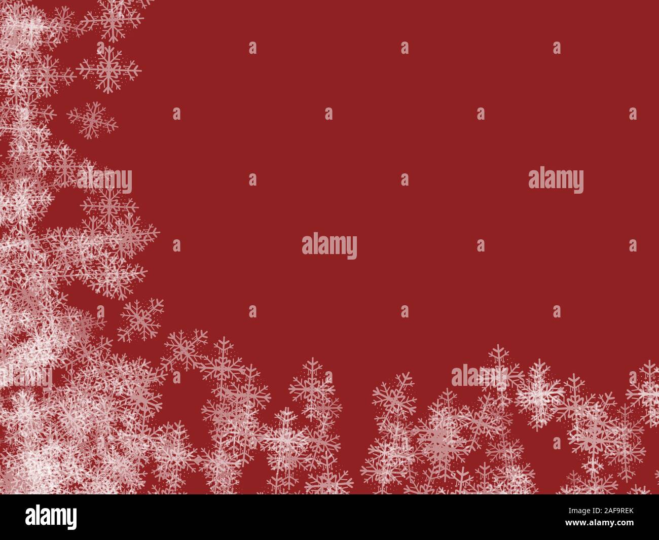 Winter Snow Gift Card Design Stock Photo - Alamy
