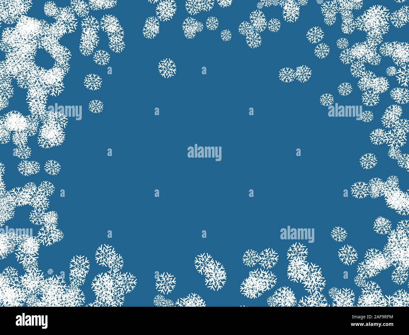 Winter Snow Gift Card Design Stock Photo - Alamy