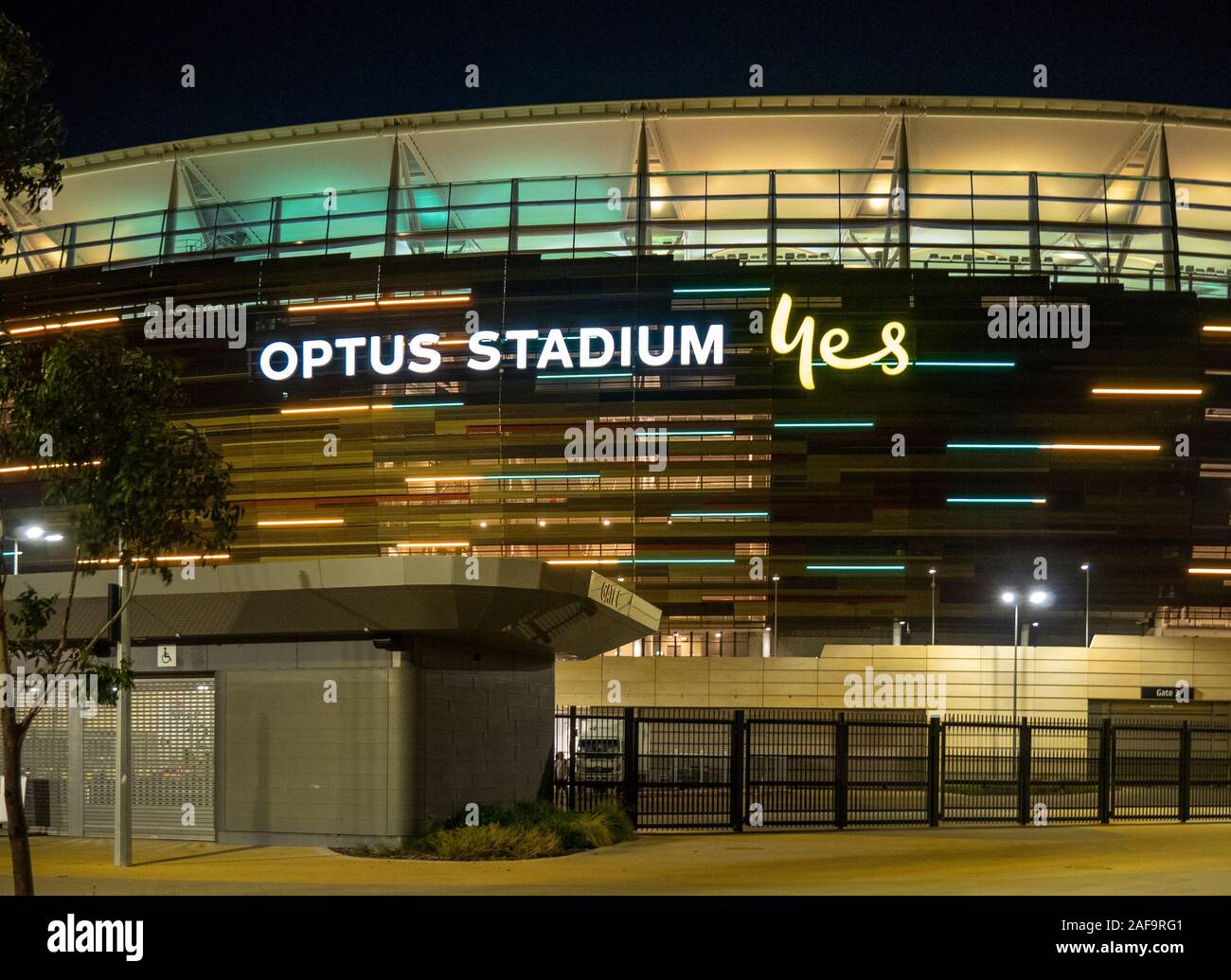 Optus stadium night hi-res stock photography and images - Alamy