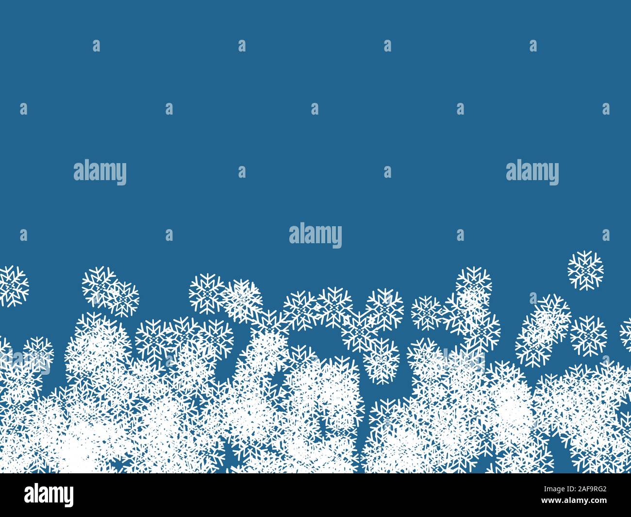 Winter Snow Gift Card Design Stock Photo - Alamy
