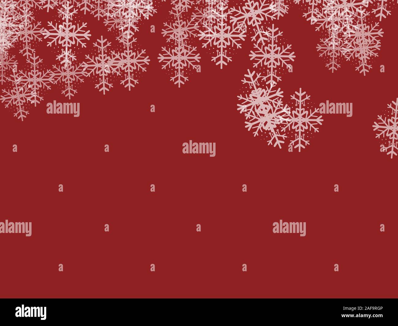Winter Snow Gift Card Design Stock Photo - Alamy