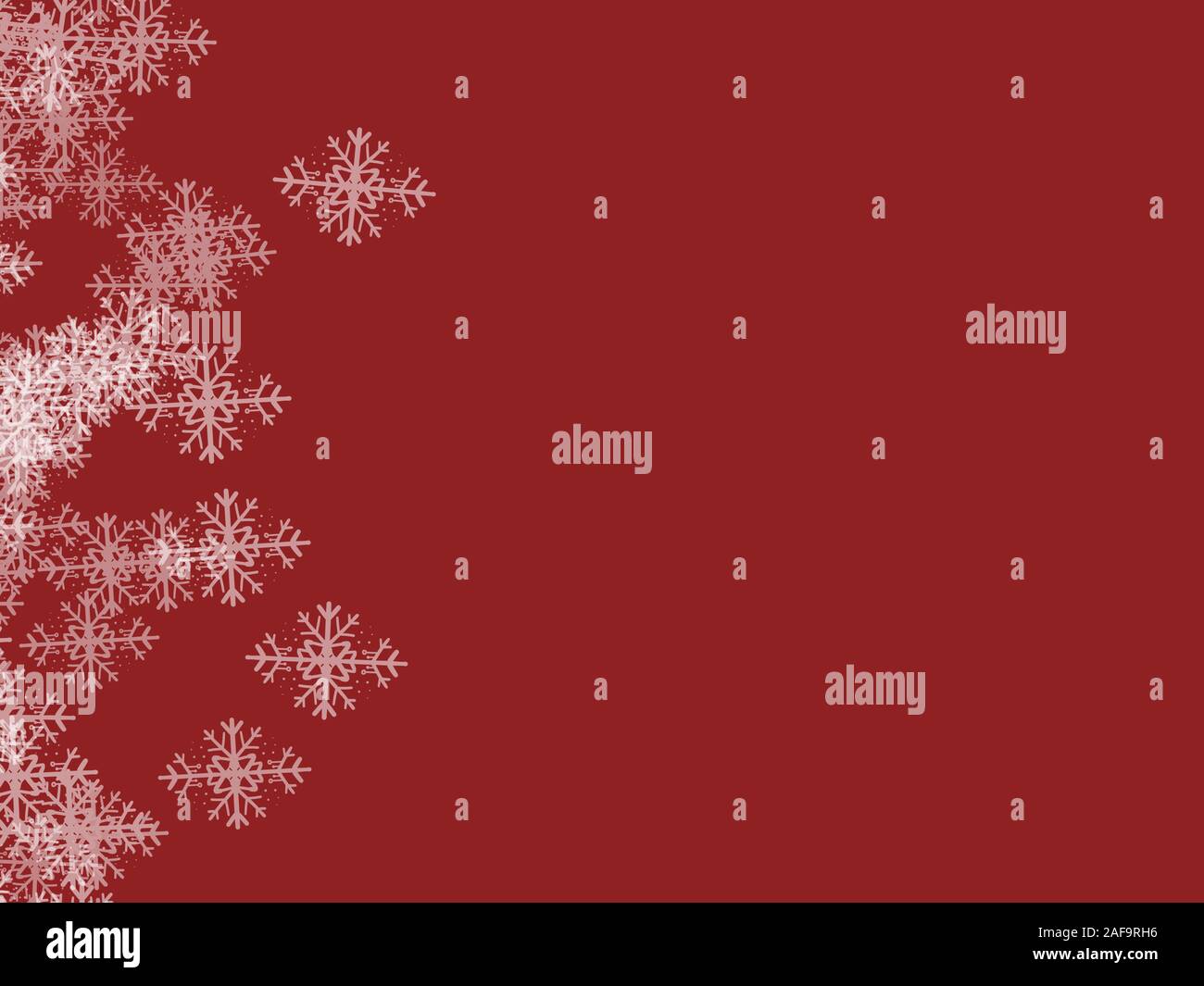 Winter Snow Gift Card Design Stock Photo - Alamy