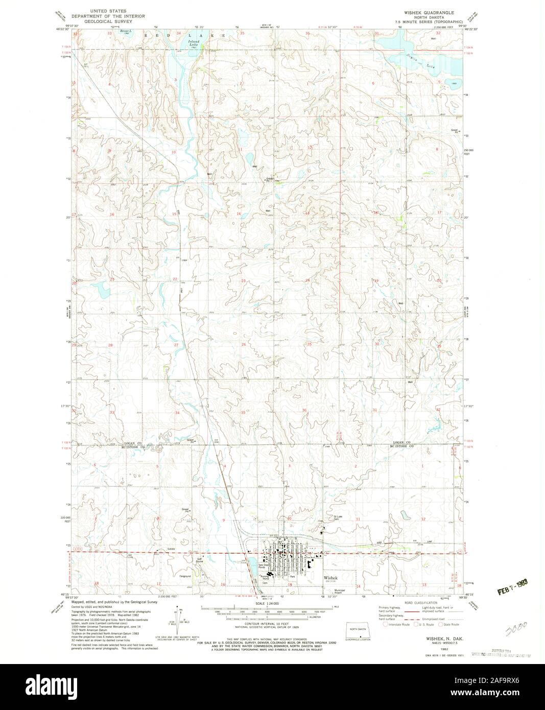 Map of wishek hi-res stock photography and images - Alamy