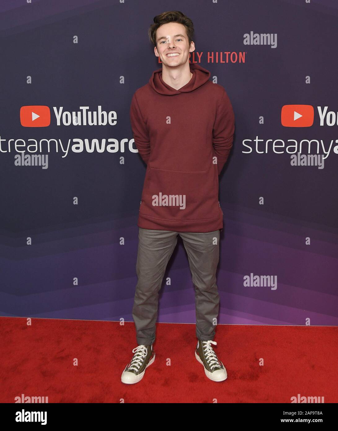 Los Angeles, USA. 13th Dec, 2019. Ryan Prunty arrives at The 9th Annual ...