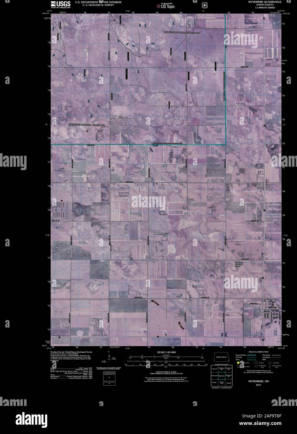 Map of wyndmere hi-res stock photography and images - Alamy