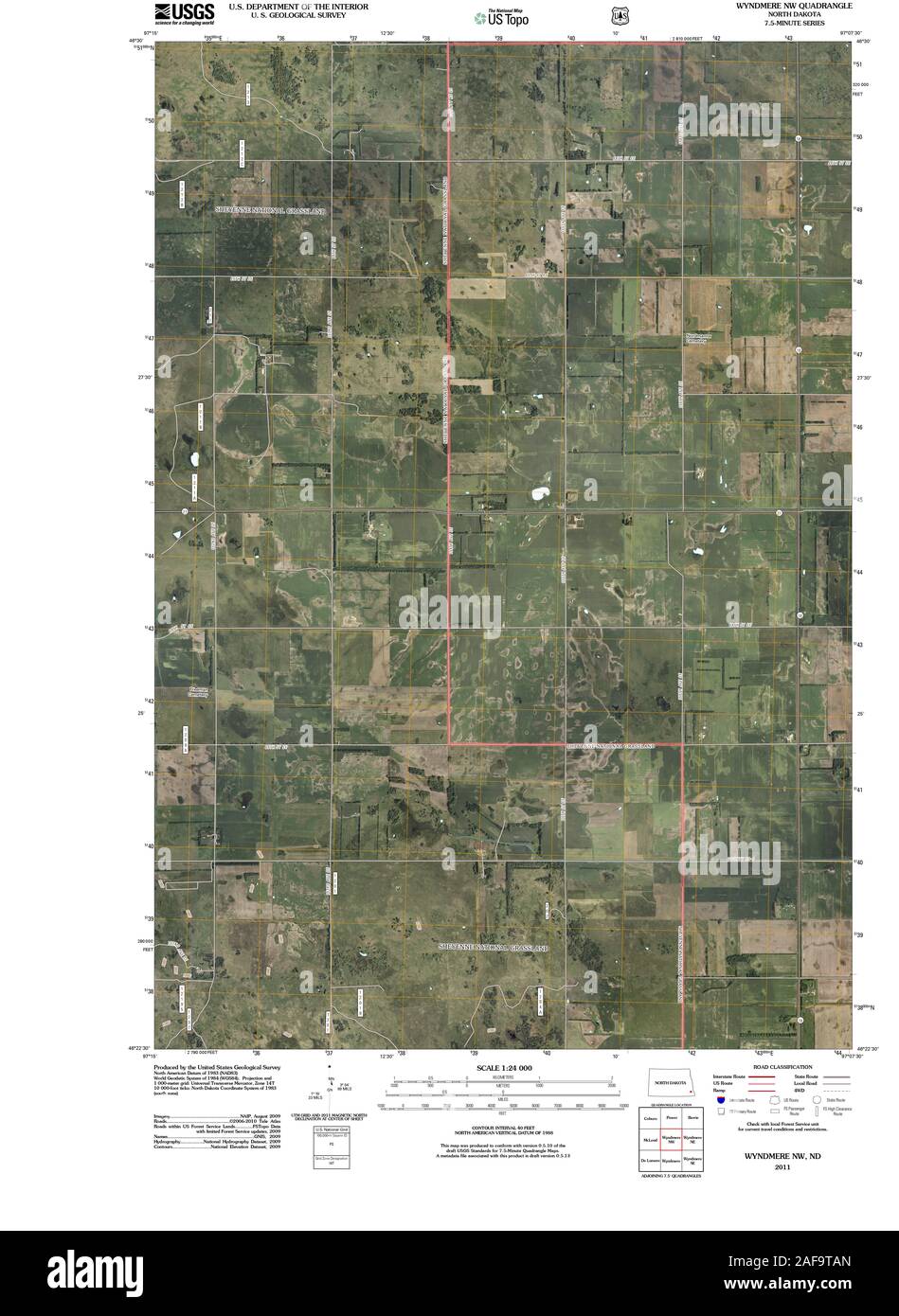 Map of wyndmere hi-res stock photography and images - Alamy