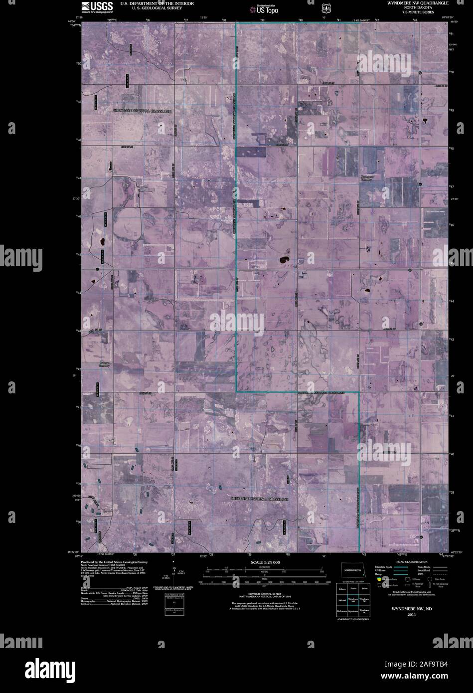 Map of wyndmere hi-res stock photography and images - Alamy
