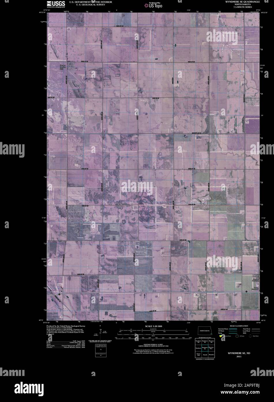 Map of wyndmere hi-res stock photography and images - Alamy