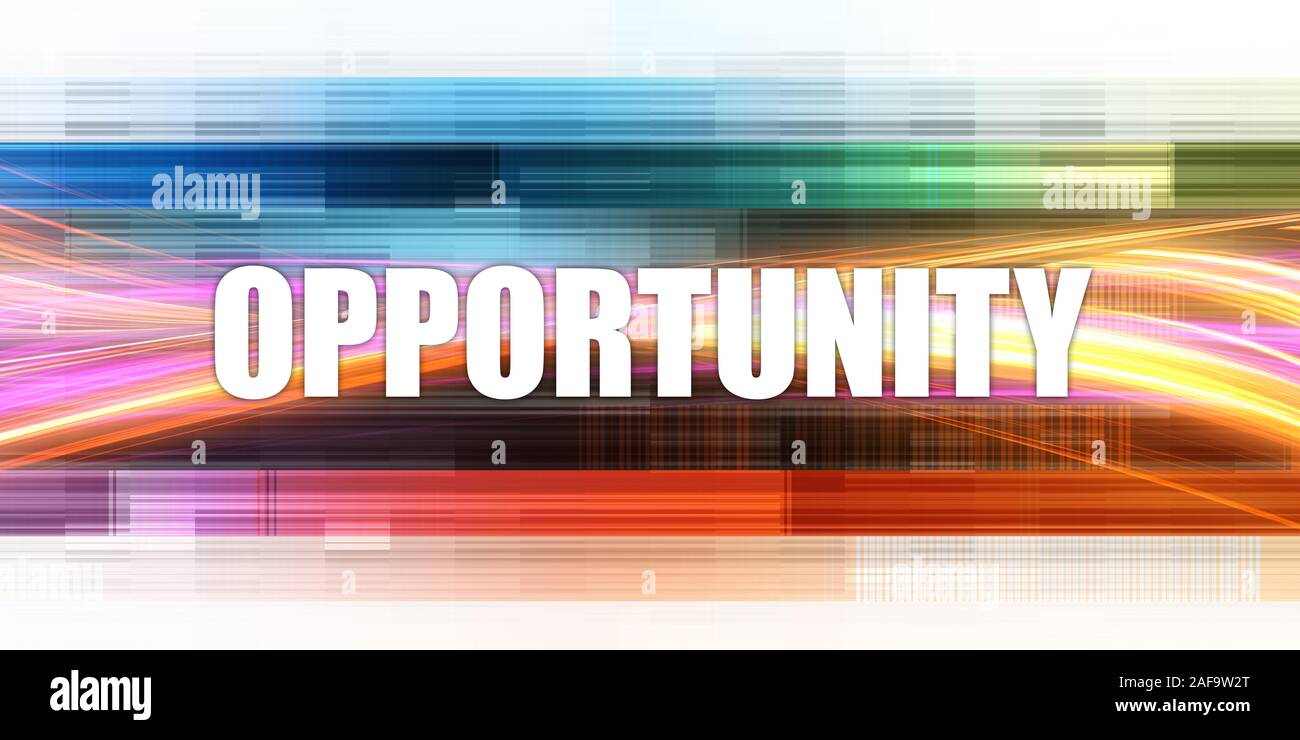 Opportunity Corporate Concept Exciting Presentation Slide Art Stock ...