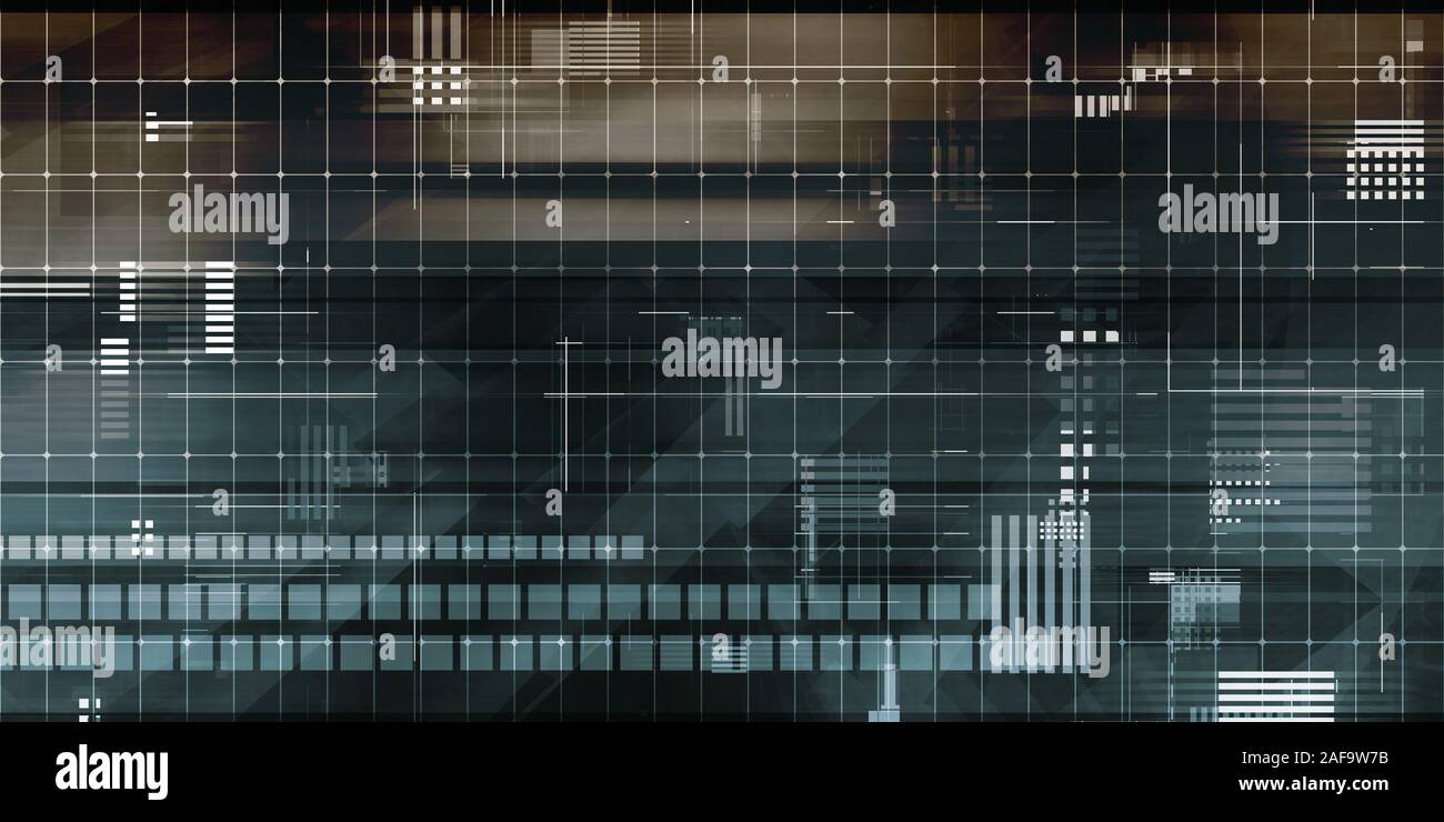 Science Technology and Innovation Design System as Concept Stock Photo ...