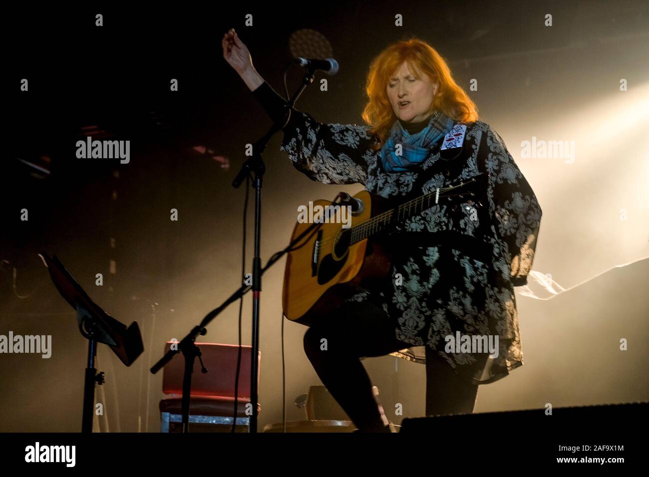 Scottish Folk singer songwriter Eddi Reader, concert, Skegness, England ...