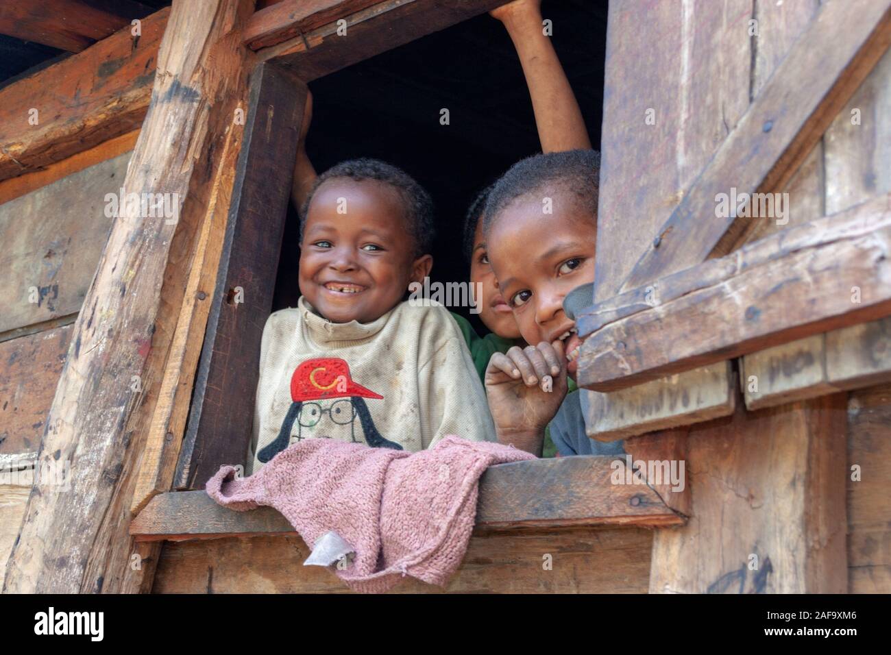 Portrait of children in Madagascar Stock Photo - Alamy