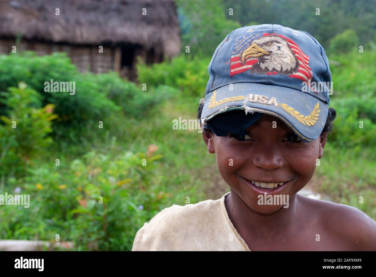 Portrait of children in Madagascar Stock Photo - Alamy