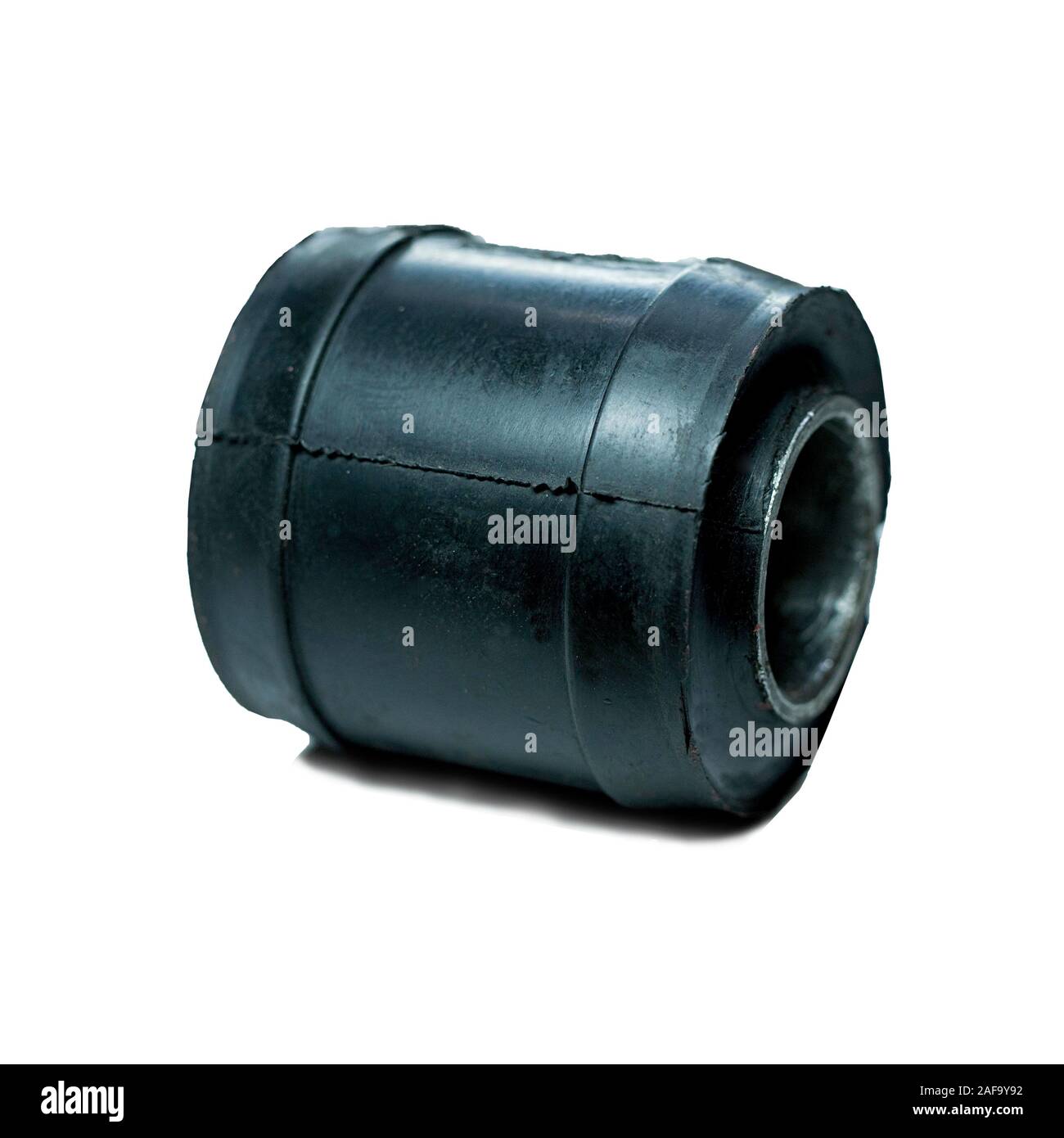 Silent blocks for the car on a white background. Bush stabilizer auto ...