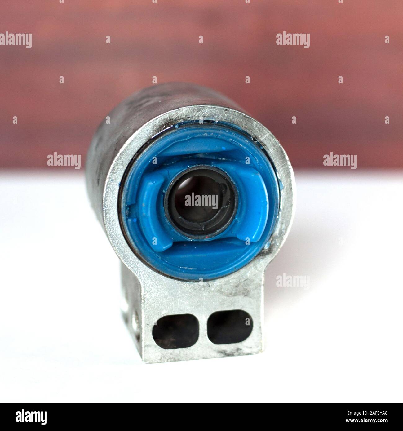 Silent block. Engine mount repaired parts of chassis of car Stock Photo ...