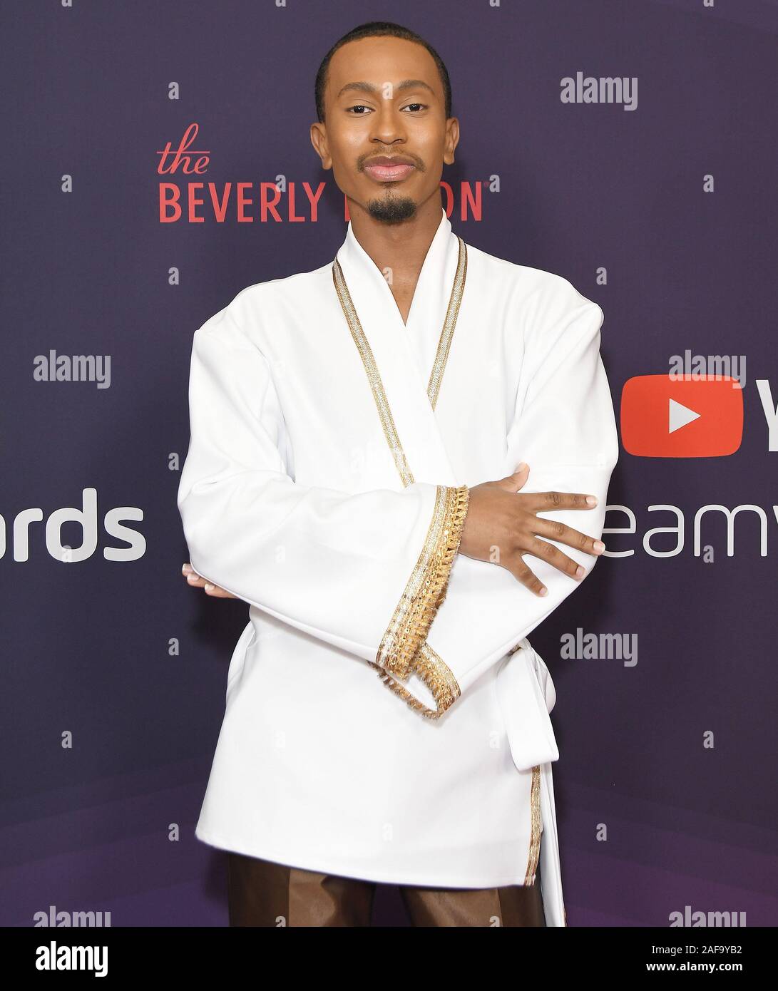 Los Angeles, USA. 13th Dec, 2019. Kalen Allen arrives at The 9th Annual ...