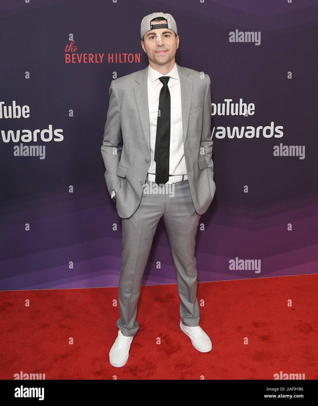 Los Angeles, USA. 13th Dec, 2019. Mark Rober arrives at The 9th Annual ...