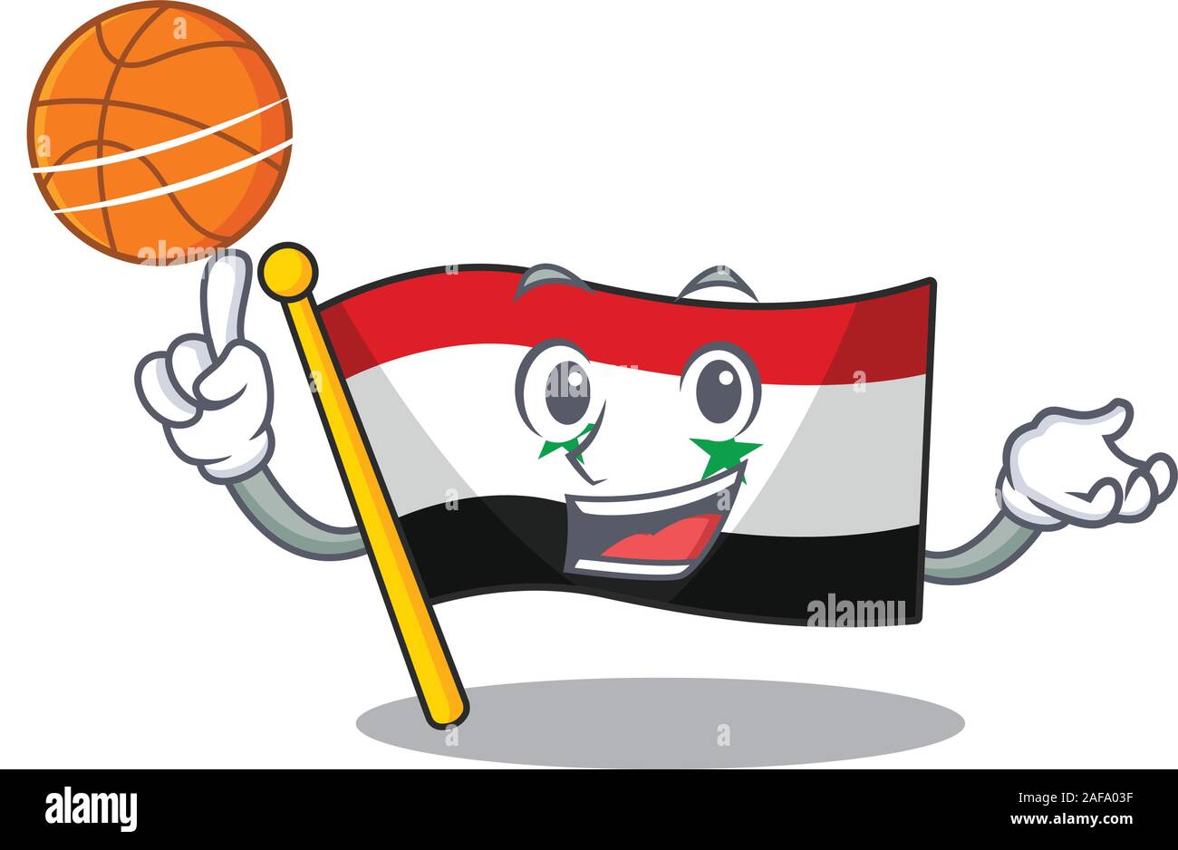 Cartoon character flag syria hi-res stock photography and images - Alamy