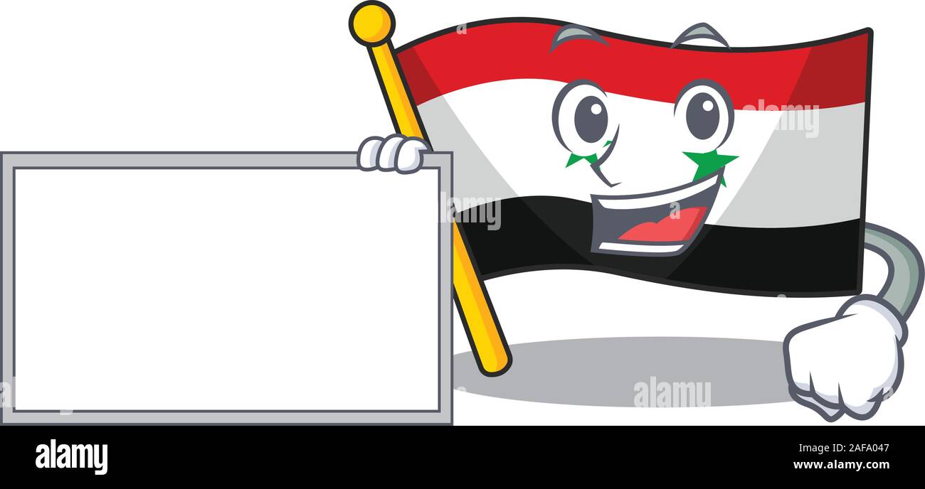 Cartoon character flag syria hi-res stock photography and images - Alamy