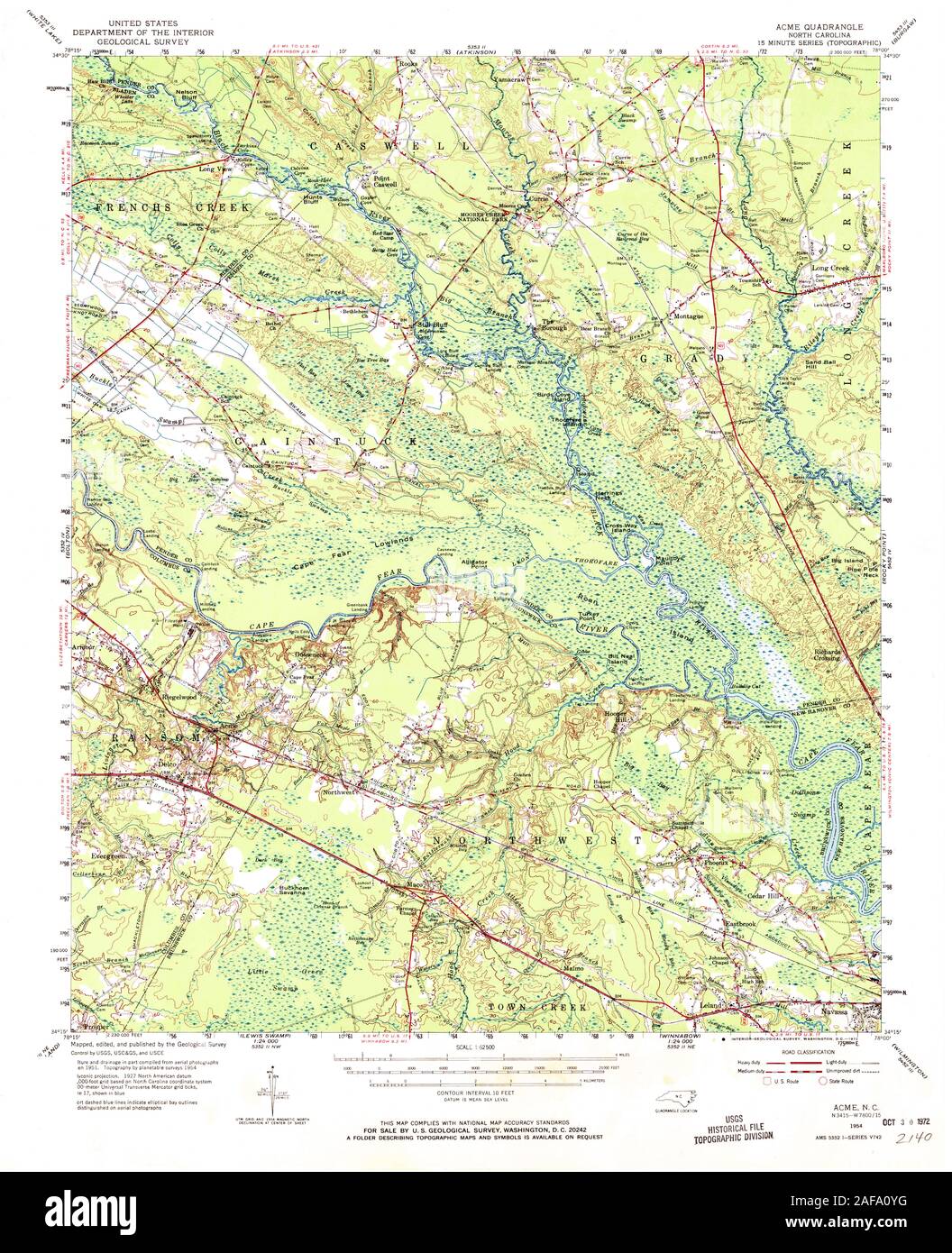 Map of acme hi-res stock photography and images - Alamy