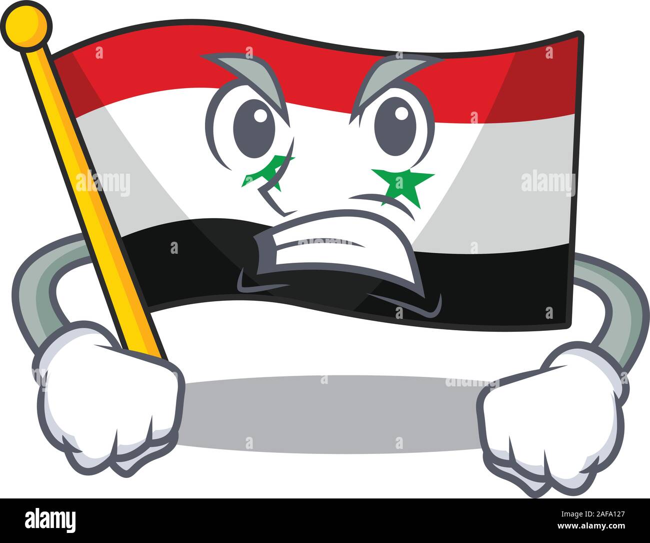 Cartoon character flag syria hi-res stock photography and images - Alamy