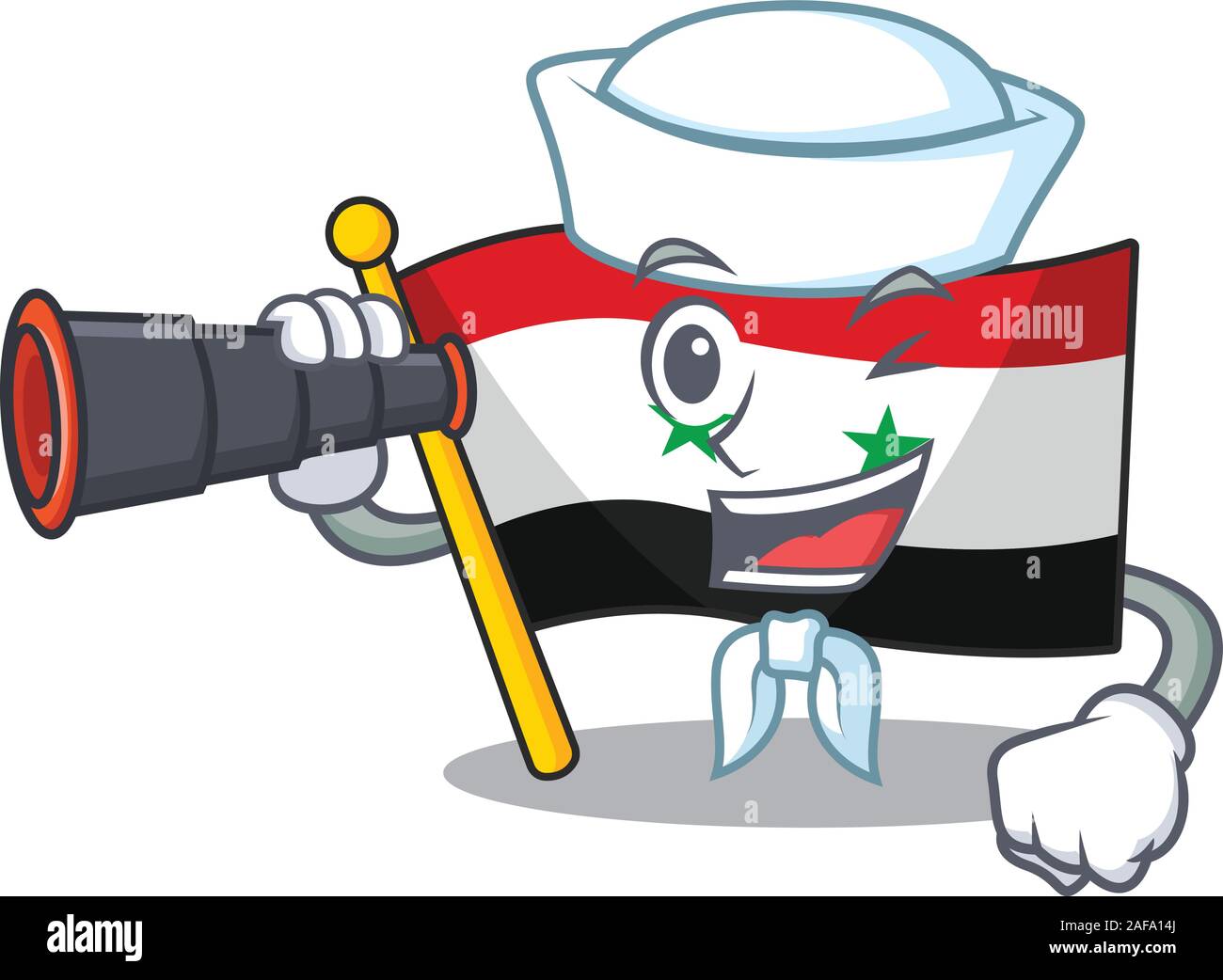 Cartoon character flag syria hi-res stock photography and images - Alamy