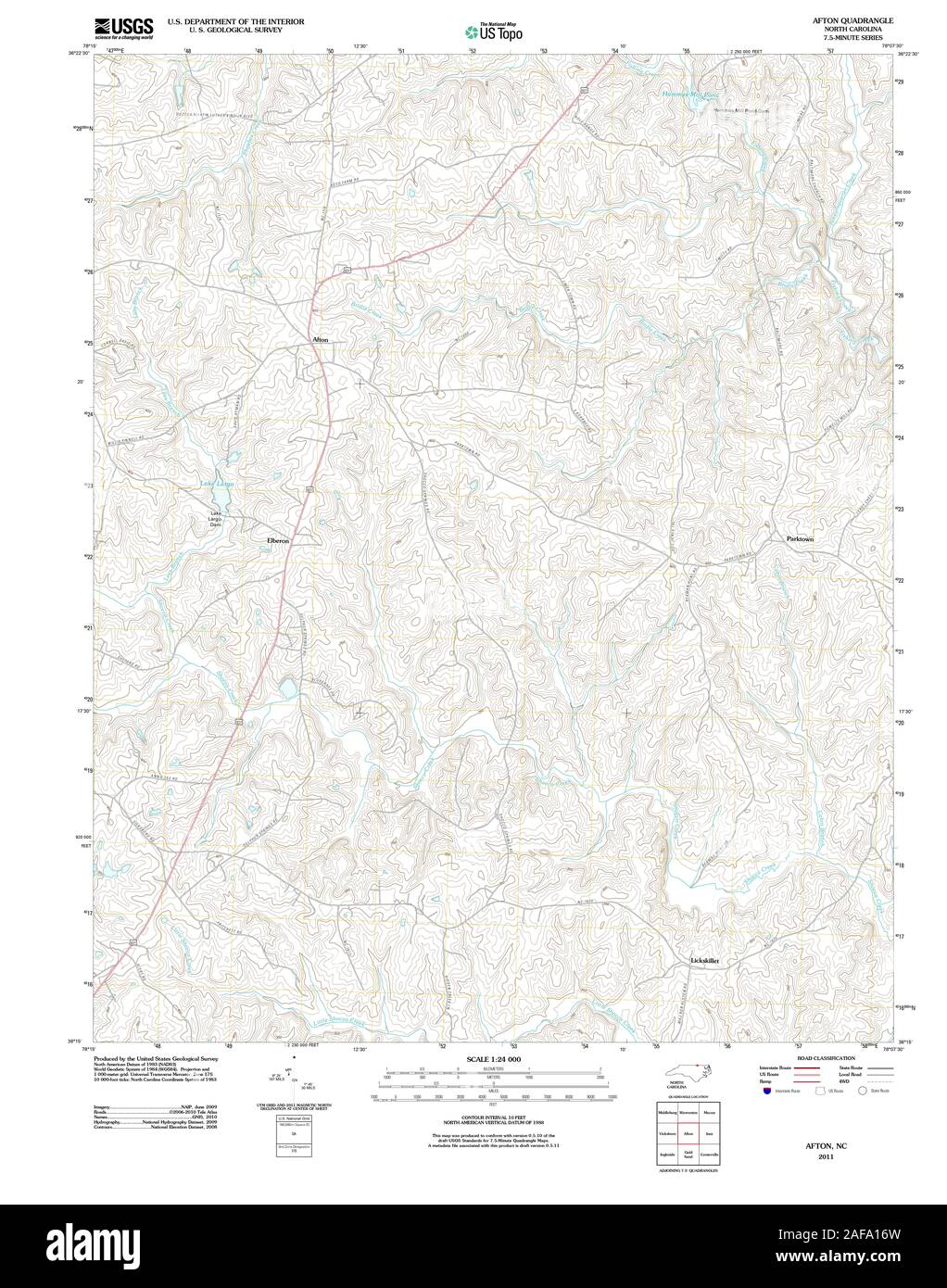 Map of afton hi-res stock photography and images - Alamy