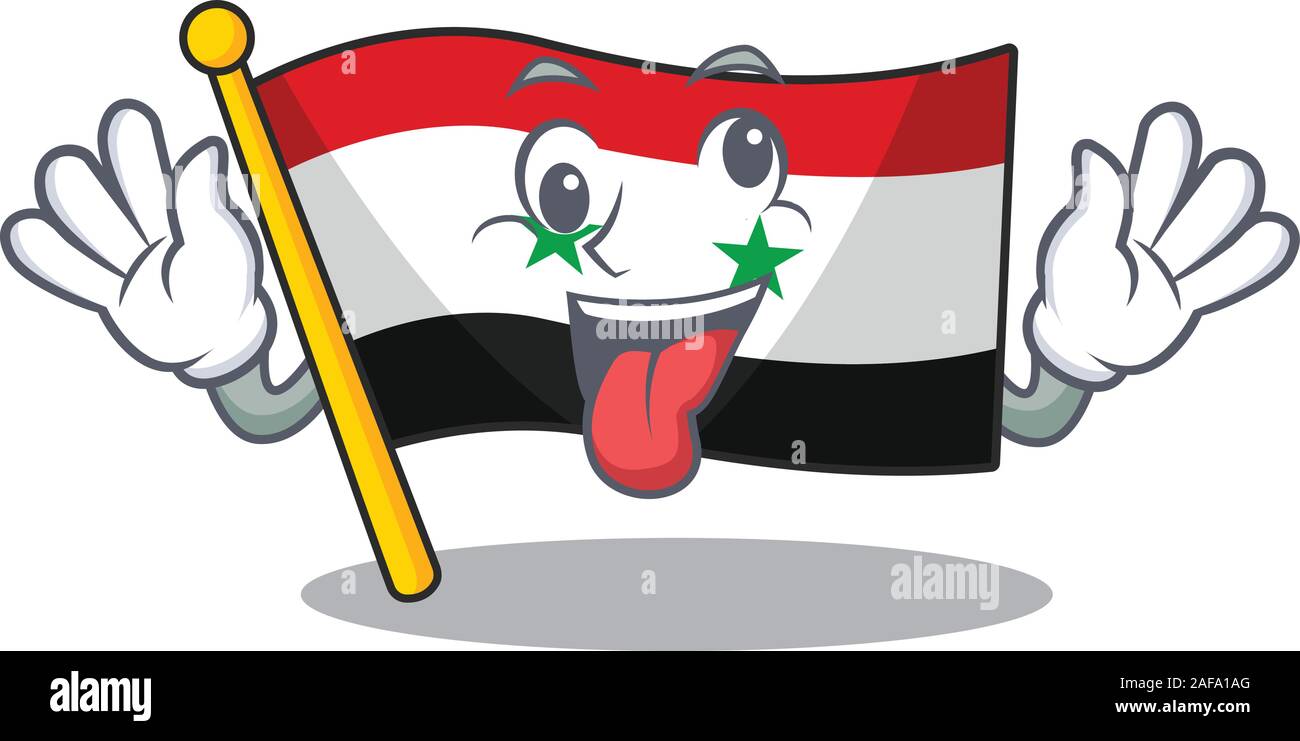 Cartoon character flag syria hi-res stock photography and images - Alamy