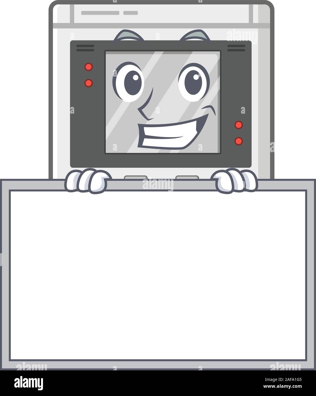 handheld game Scroll cartoon character style grinning with board Stock ...