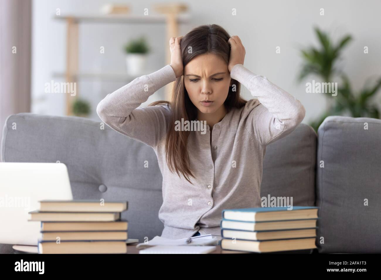 Upset College Student