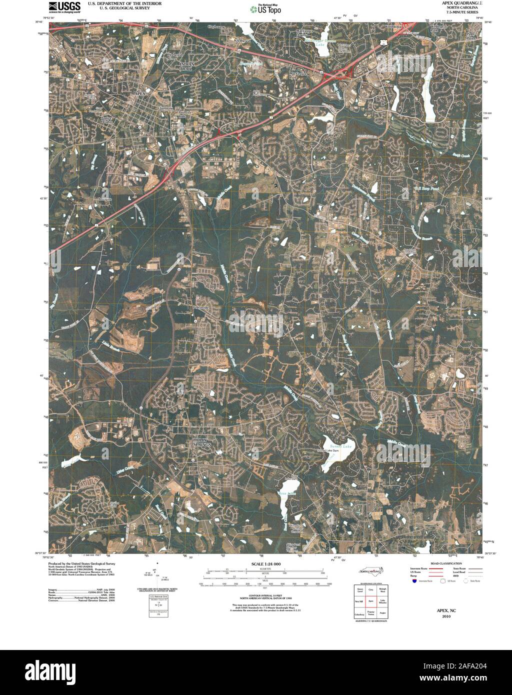 Map of apex hi-res stock photography and images - Alamy