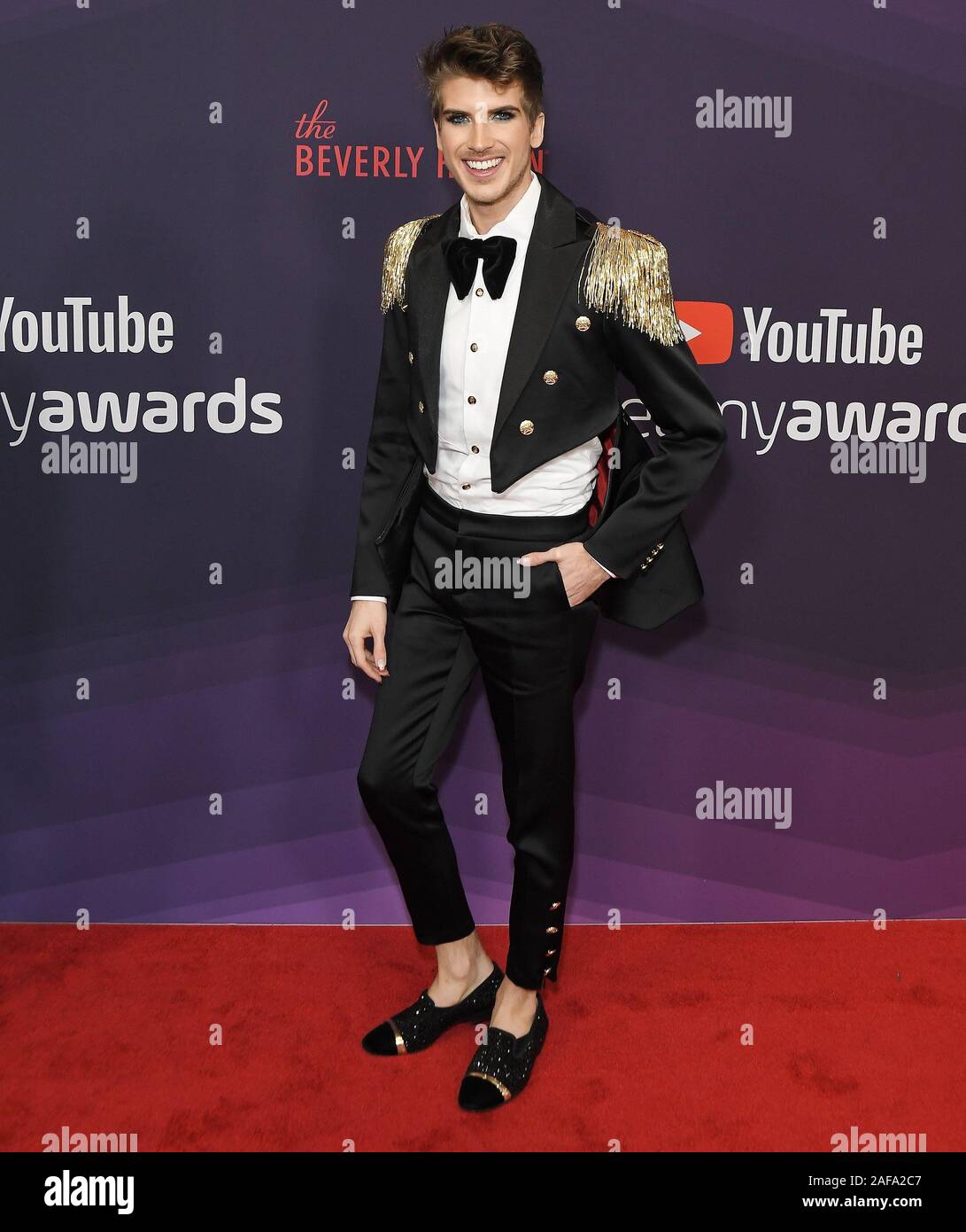 Los Angeles, USA. 13th Dec, 2019. Joey Graceffa arrives at The 9th ...