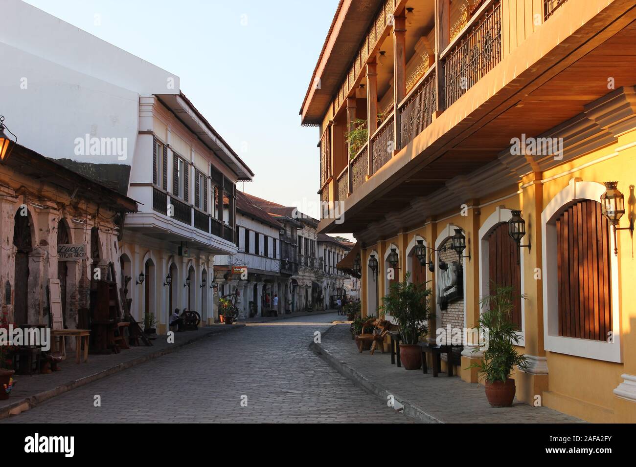 Spanish Colonial Architecture Vigan High Resolution Stock Photography ...