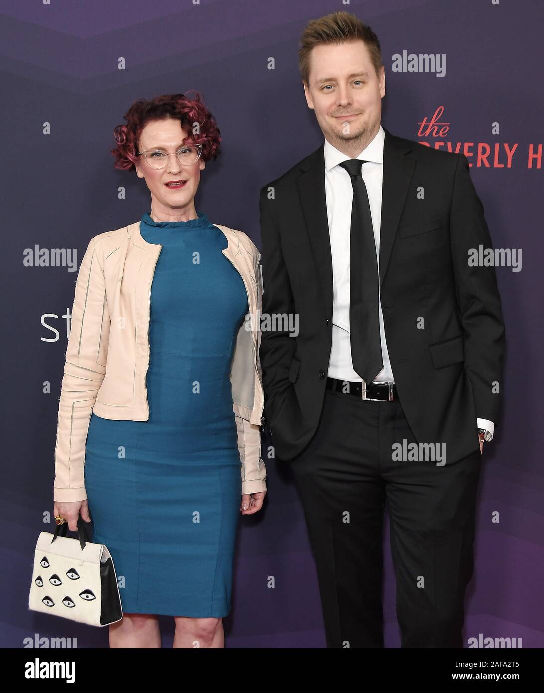 Los Angeles, USA. 13th Dec, 2019. Morghan Fortier and Brett Jubinville ...