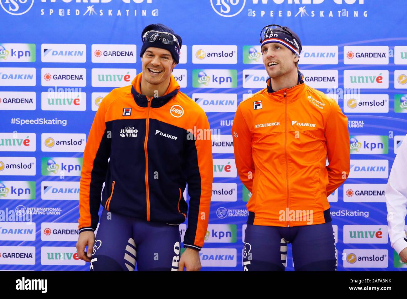 Nagano, Japan. 14th Dec, 2019. (L to R) Hein Otterspeer, Ronald Mulder ...