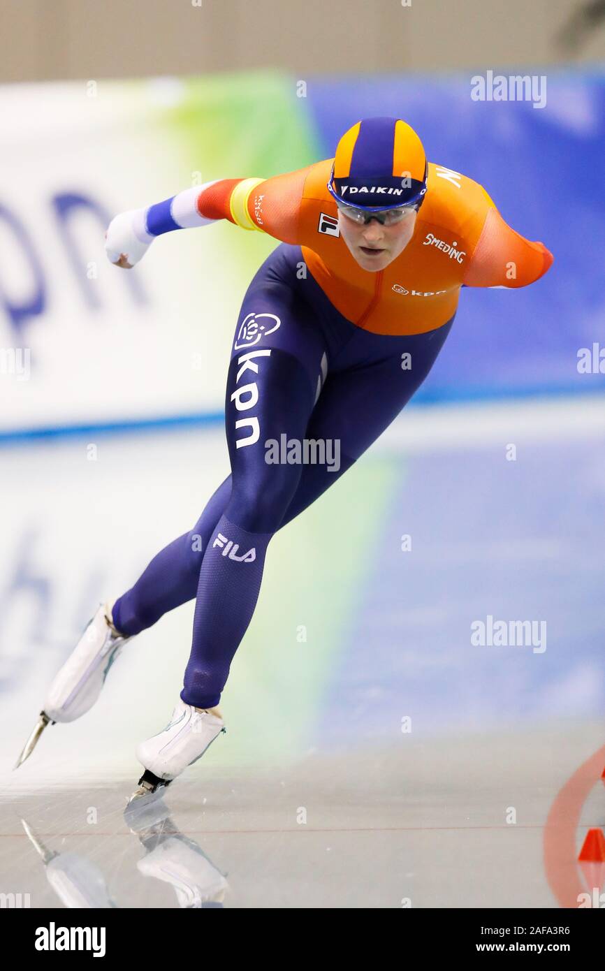 Nagano, Japan. 14th Dec, 2019. Esther Kiel (NED) Speed Skating : ISU ...