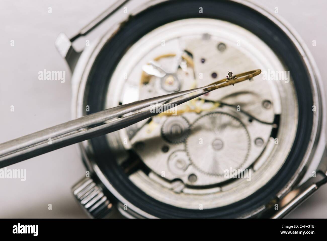 Hand wrist clockwork hi-res stock photography and images - Alamy