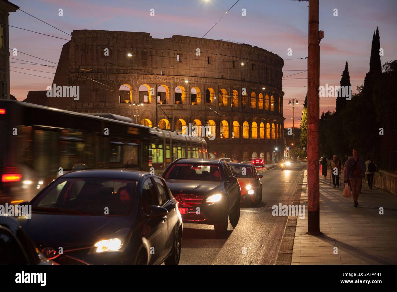 Old vs new architecture rome hi-res stock photography and images - Alamy